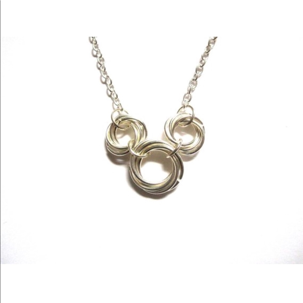 Infinity Knot Mickey Mouse Pendant - Gem